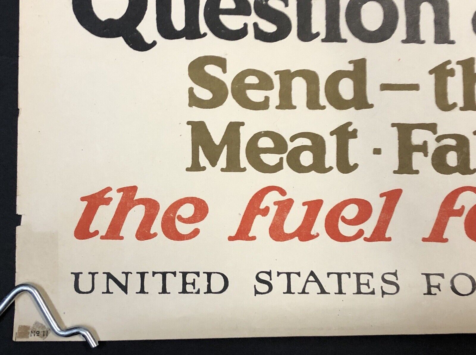 ORIGINAL WWI ERA FUEL FOR FIGHTERS RECRUITMENT POSTER | Harvey Thomas Dunn