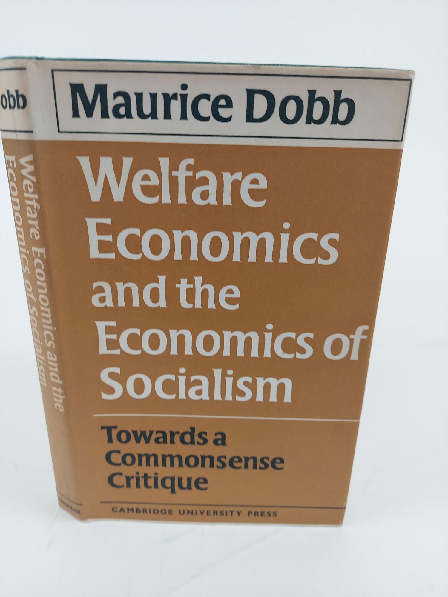 WELFARE ECONOMICS AND THE ECONOMICS OF SOCIALISM | Maurice Dobb | First ...