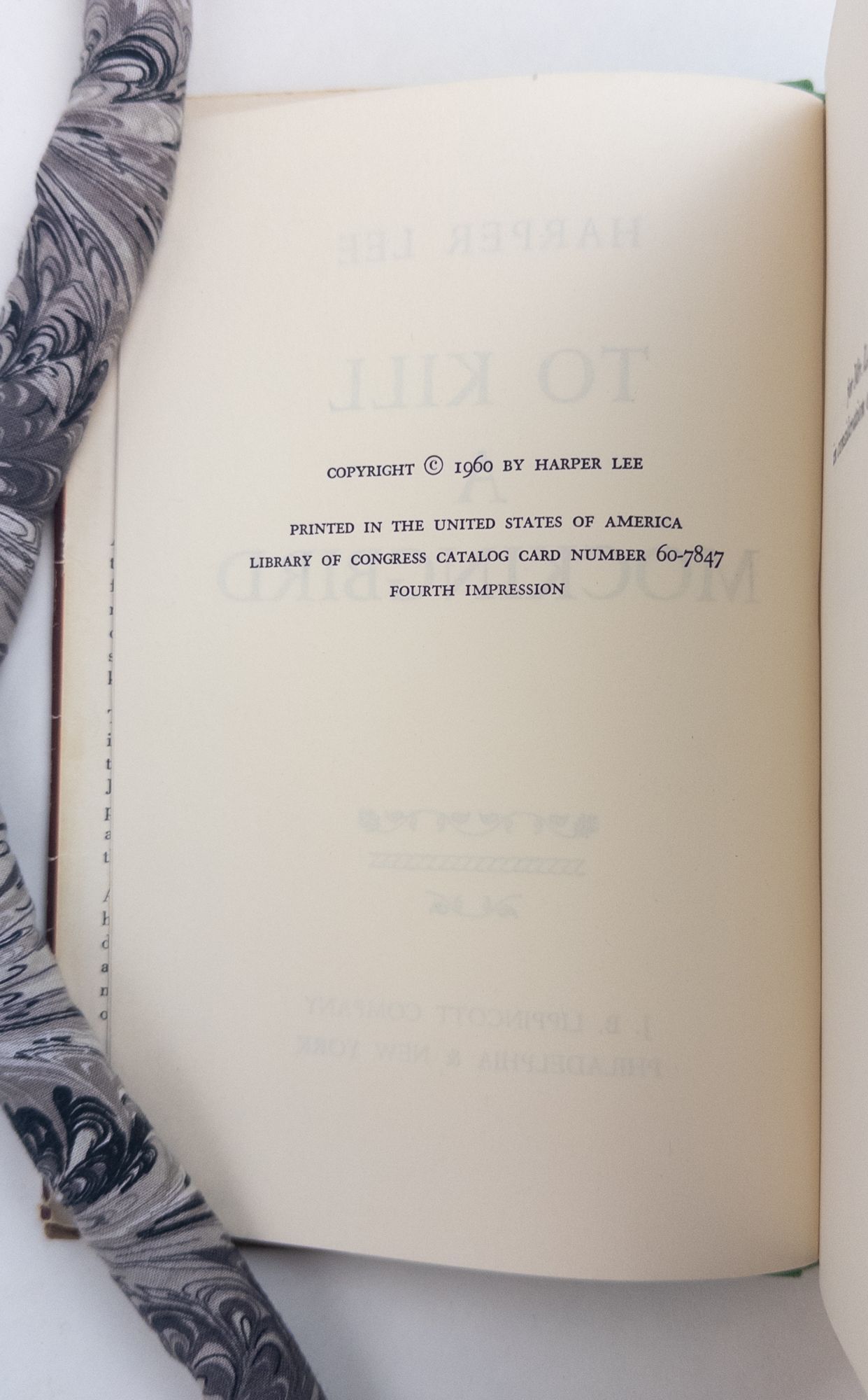 TO KILL A MOCKINGBIRD | Harper Lee | First Edition, Fourth Printing