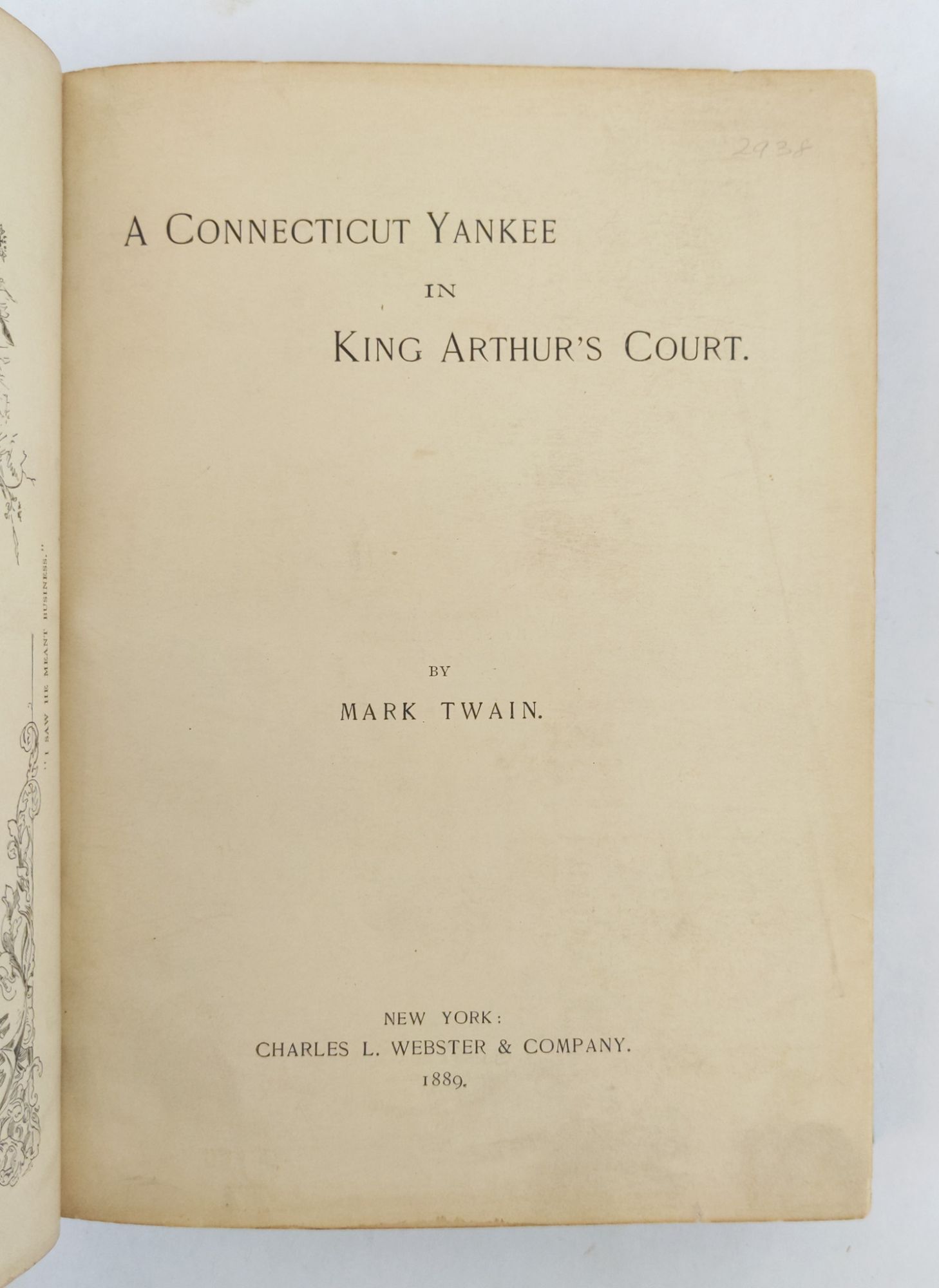 A CONNECTICUT YANKEE IN KING ARTHUR'S COURT | Mark Twain | First ...
