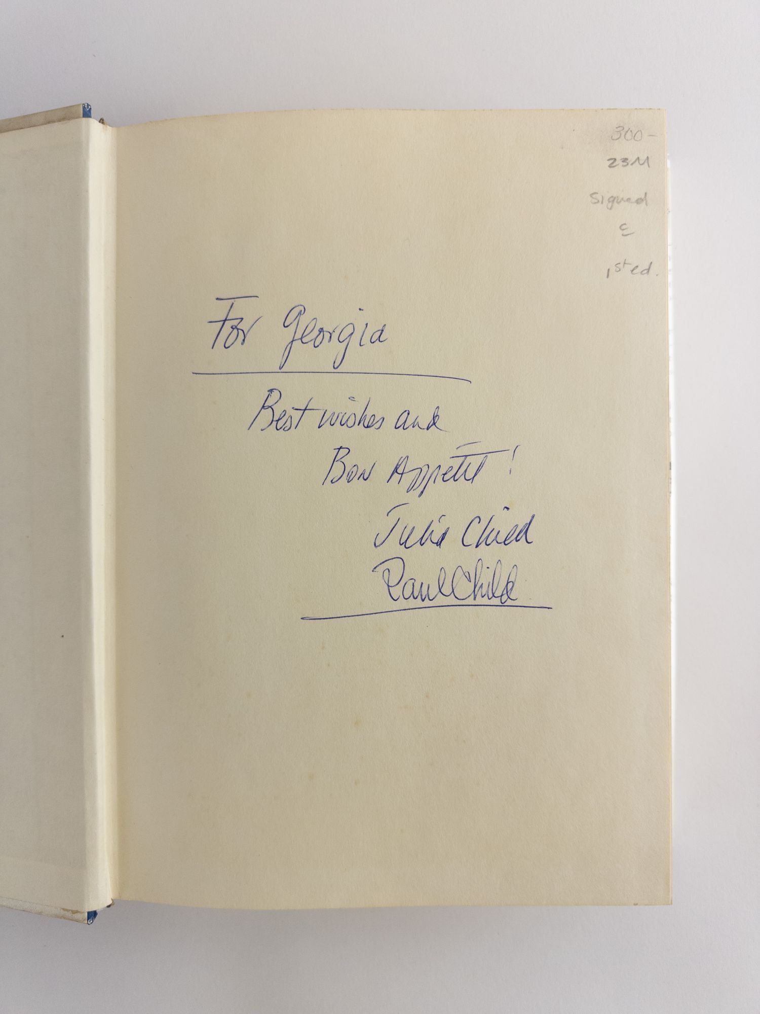 FROM JULIA CHILD'S KITCHEN Signed | Julia Child, Paul Child | First ...