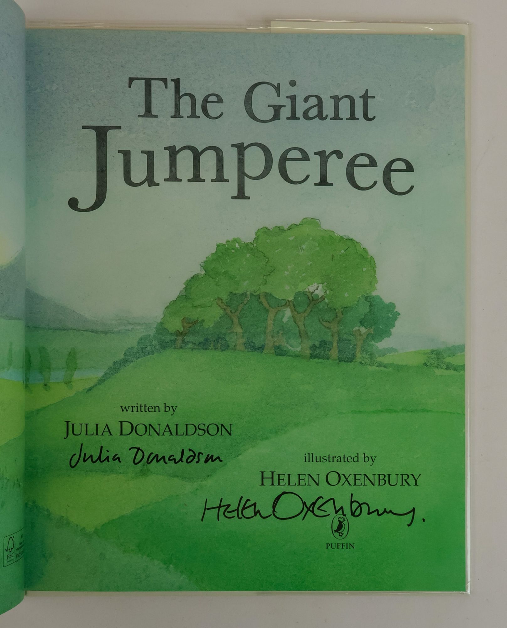 THE GIANT JUMPEREE Signed | Julia Donaldson, Helen Oxenbury | First UK ...